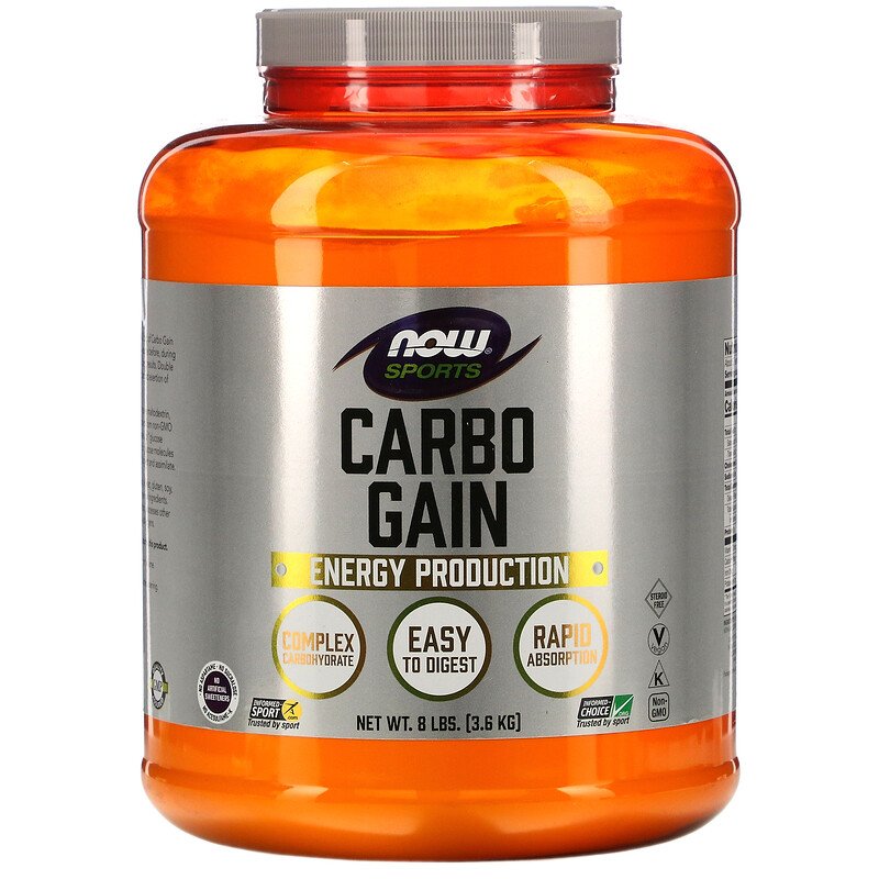 Now Sports, Carbo Gain 8 lbs (3629 g) – Better Health International