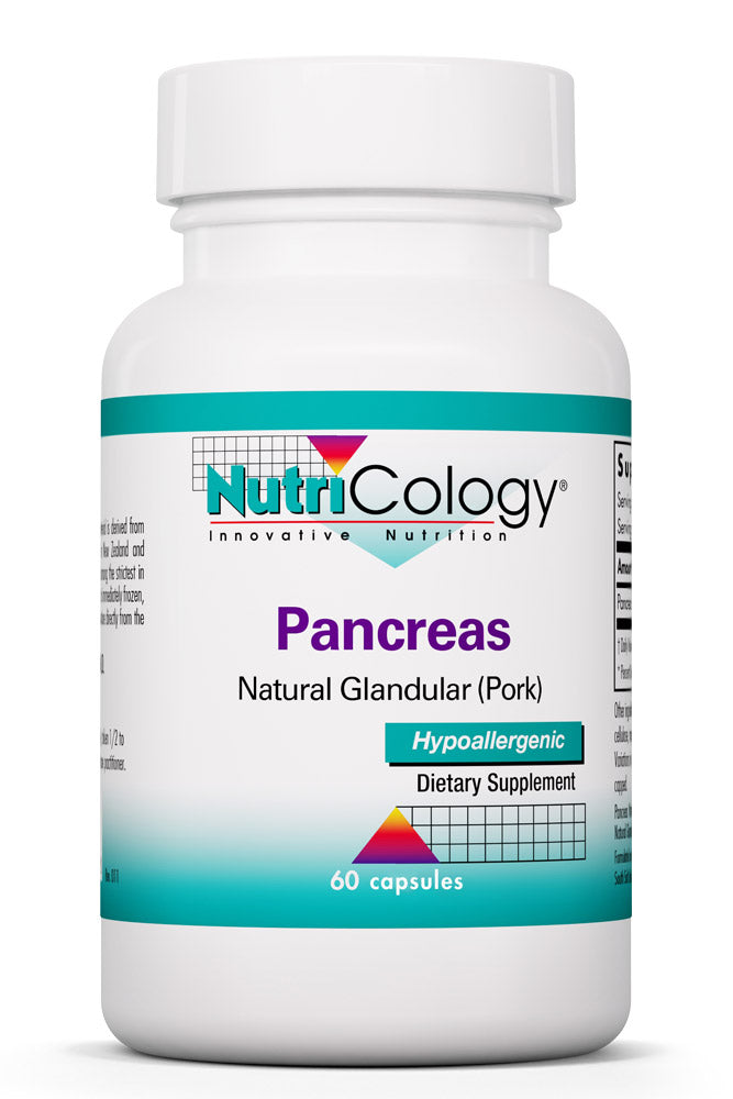 Nutricology Pancreas Natural Glandular (Pork) 60 Vegicaps – Better ...
