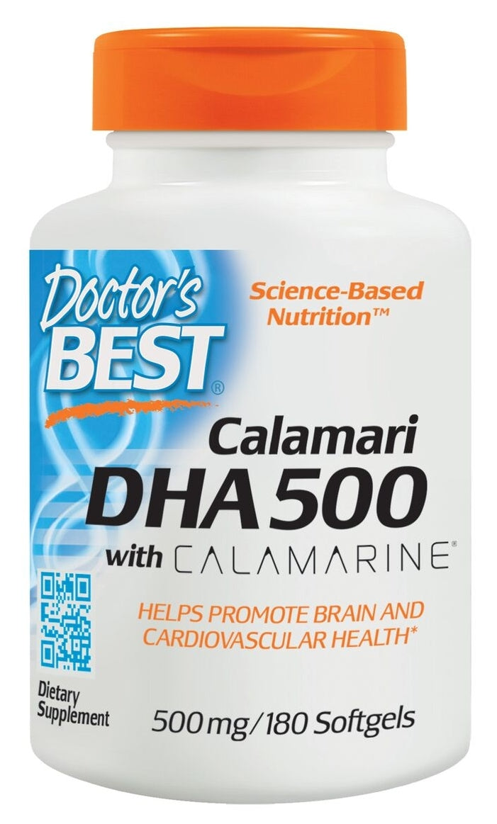 Doctor's Best Calamari DHA 500 mg 180 Softgels – Better Health ...