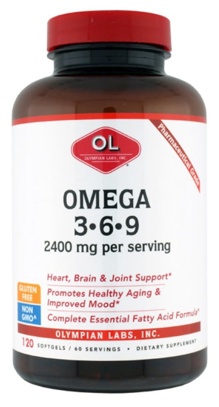 Olympian Labs Omega 3-6-9 120 Softgels – Better Health International